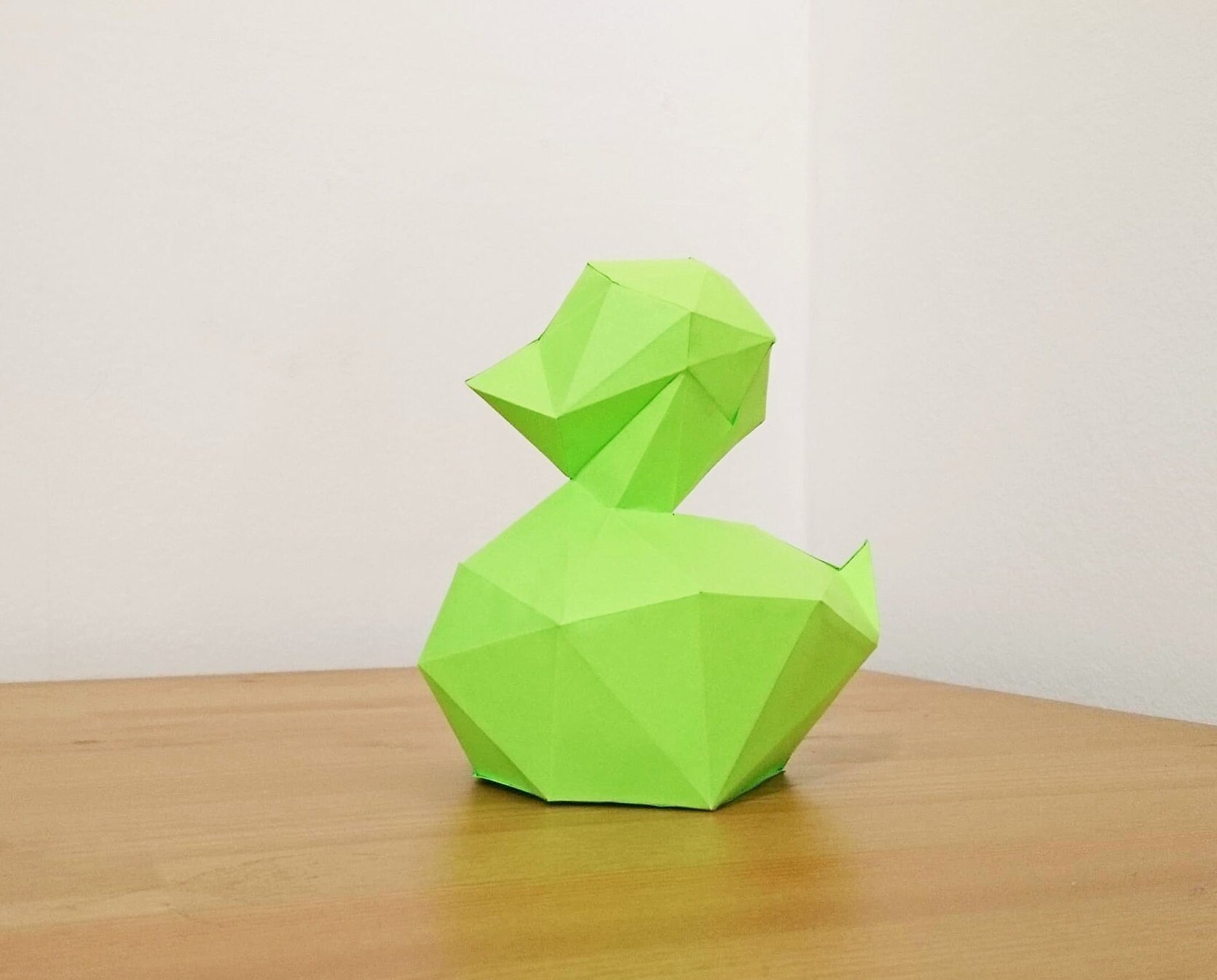 Rubber Duck Paper Model - Downloadable Pdf - Print at Home Paper Model ...