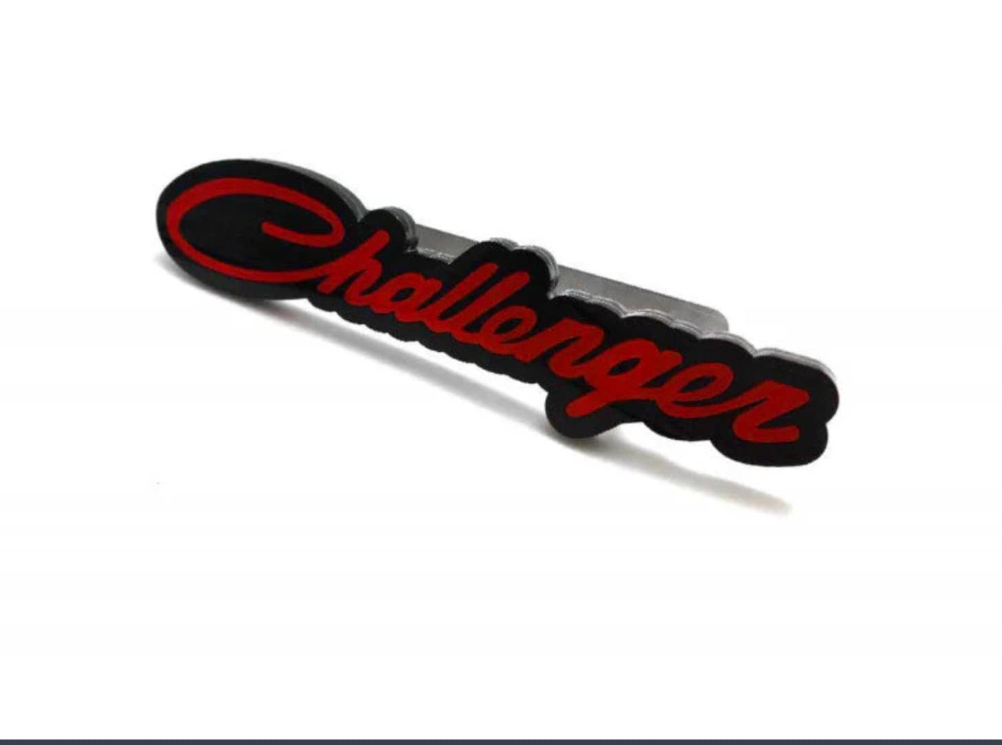 Personalise Dodge Challenger Logo for Radiator Grille, Custom Grill ...