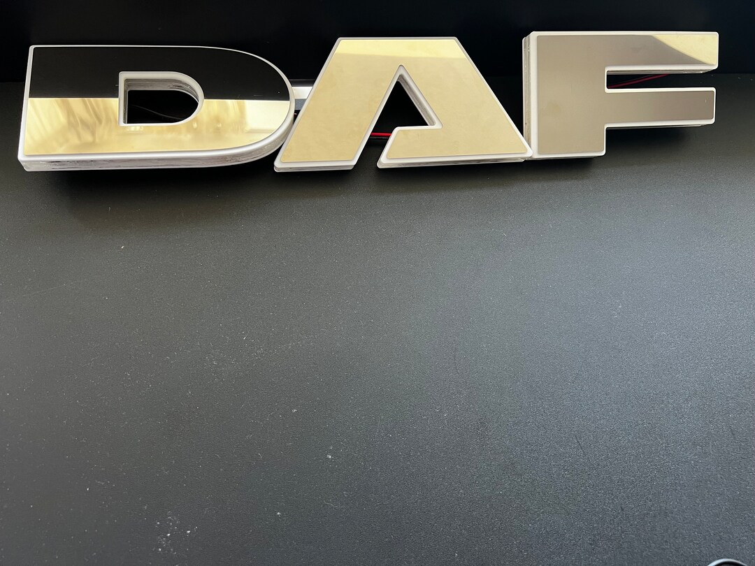 Led Back-lit Grille Emblems DAF XF 106, Illuminated Car Letters, Led ...