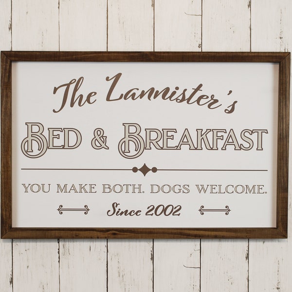 Bed and Breakfast - Etsy