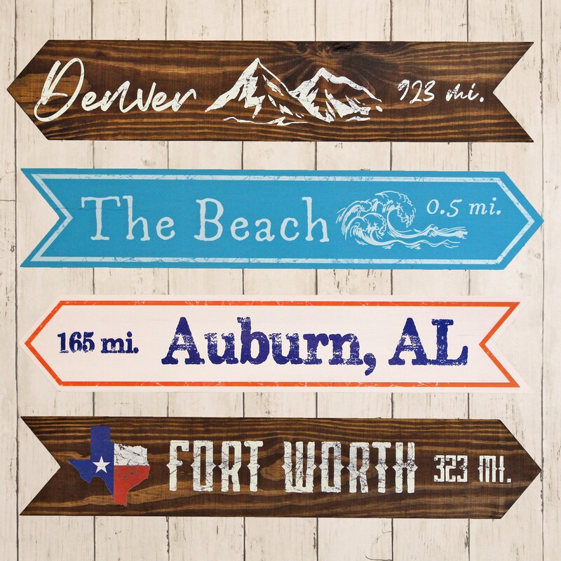 Directional Signs - Etsy