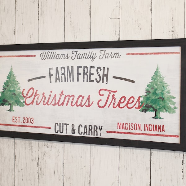 Christmas Tree Farm Sign - Etsy