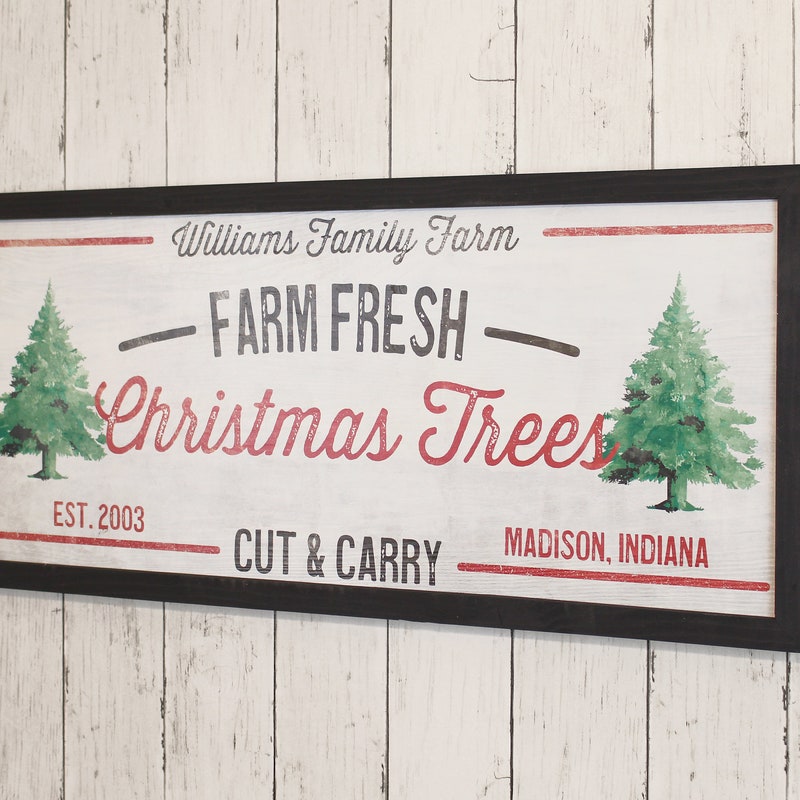 Christmas Tree Farm Sign - Etsy