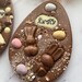 Personalised Easter Flegg Flat Egg Add a Name Kinder Mini Egg Kitkat ...