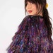 Rainbow Tinsel Jacket | Metallic Fringe Party Jacket | Karma Jacket ...