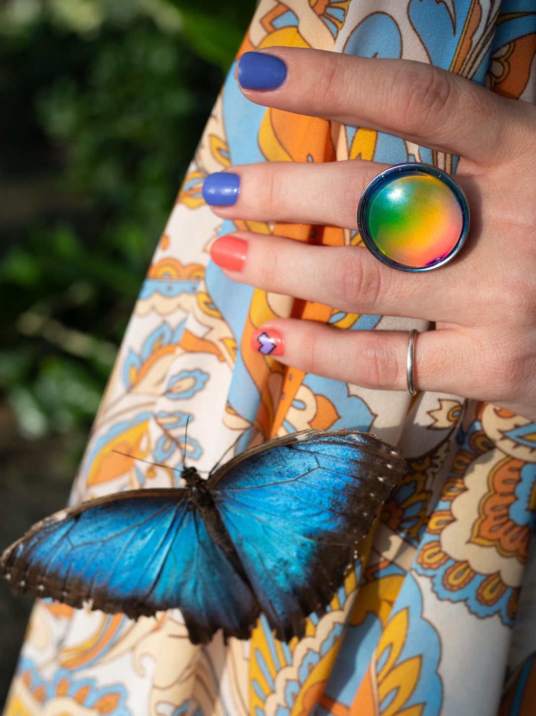 Modern Mood Ring Color Changing Jewelry Hypoallergenic Waterproof Ring ...