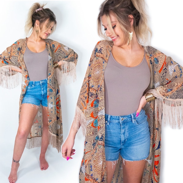 Boho Kimono - Etsy