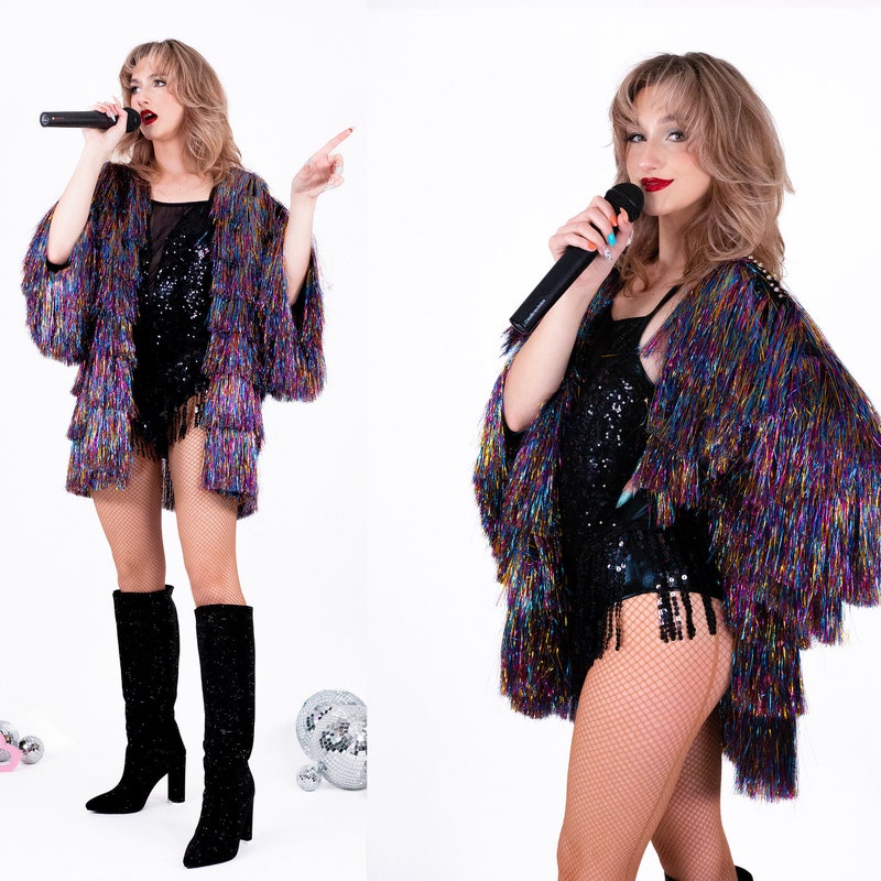 Long Coat Rave Sequin - Etsy