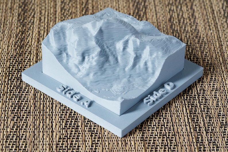Half Dome | 3D Printed Customizable Topological Model - Etsy