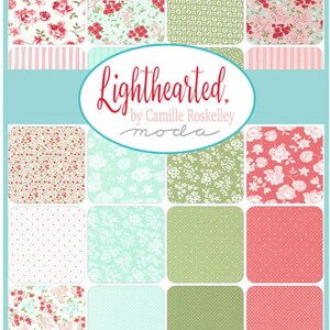 Lighthearted, Moda, Camille Roskelley, Honey Bun, 40 Pieces, Precuts ...