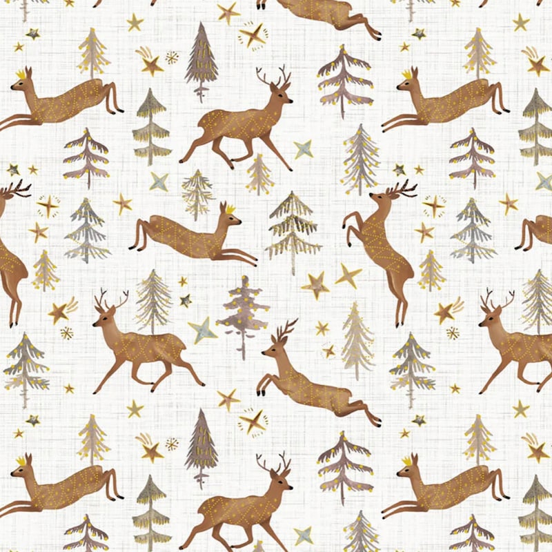 Stag Fabric - Etsy