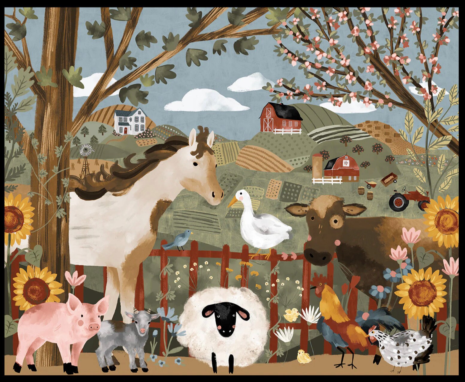 Farm Country, Blank Quilting, Panel, Quilting, Sewing, Quilters Gift - Etsy