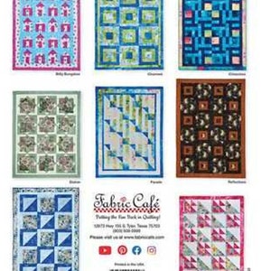 Stash Busting, 3 Yard Quilts, Pattern Book, Fabric Cafe, Easy Quilts ...
