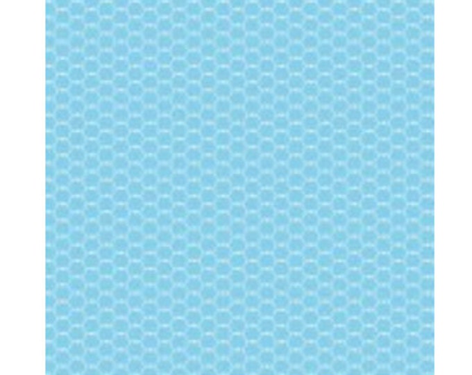Coloring on the Farm Chicken Wire Blue for Riley Blake Designs C12234 ...
