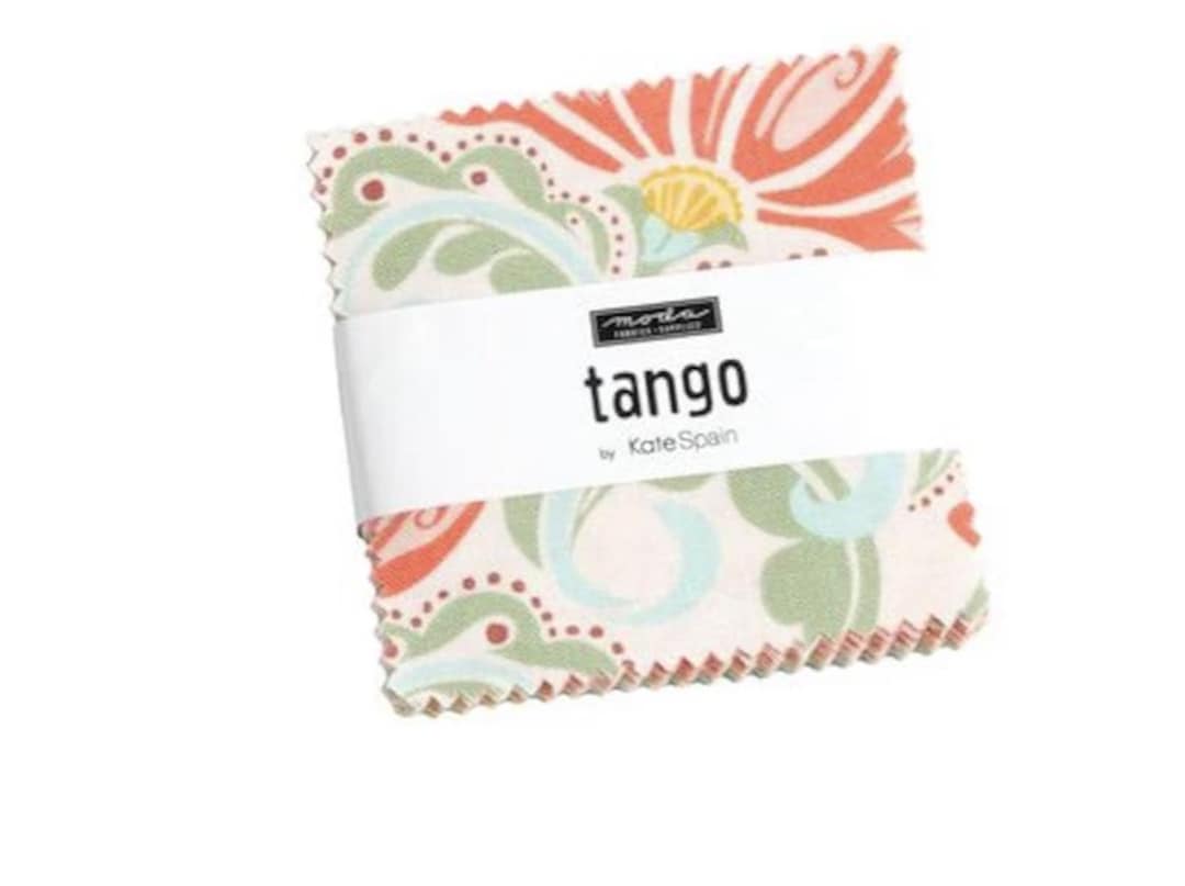 Tango, Kate Spain, Moda Fabrics, Mini Charm, 27330, Spring Colors ...