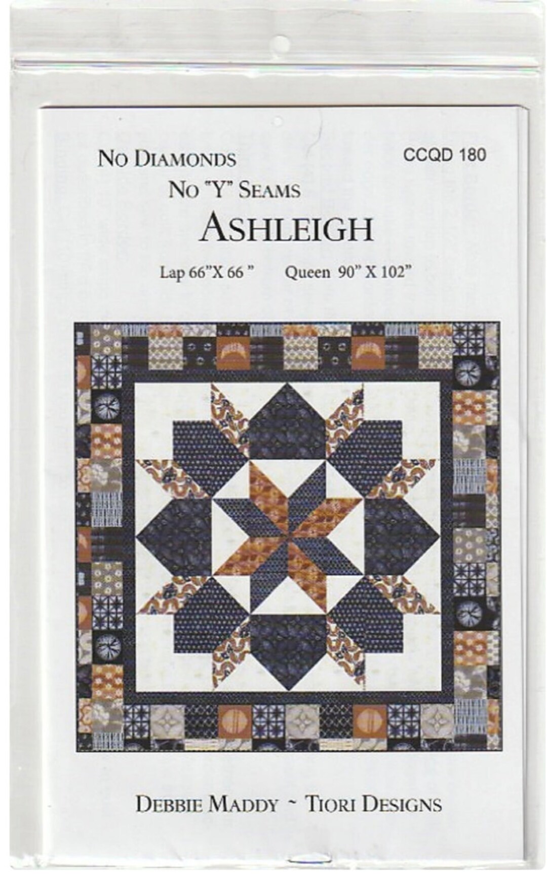 Ashleigh, Quilt Pattern, Paper Pattern, Debbie Maddy, Calico Carriage ...