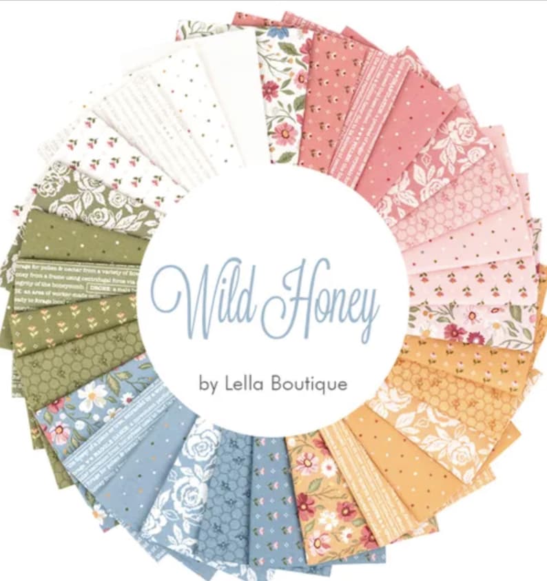 Wild Honey, Lella Boutique, Jelly Roll, Moda, Floral Fabric, Quilters ...