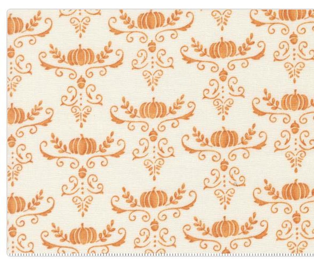 I Love Fall Most of All, White Pumpkin, Deb Strain, Moda, Yardage ...