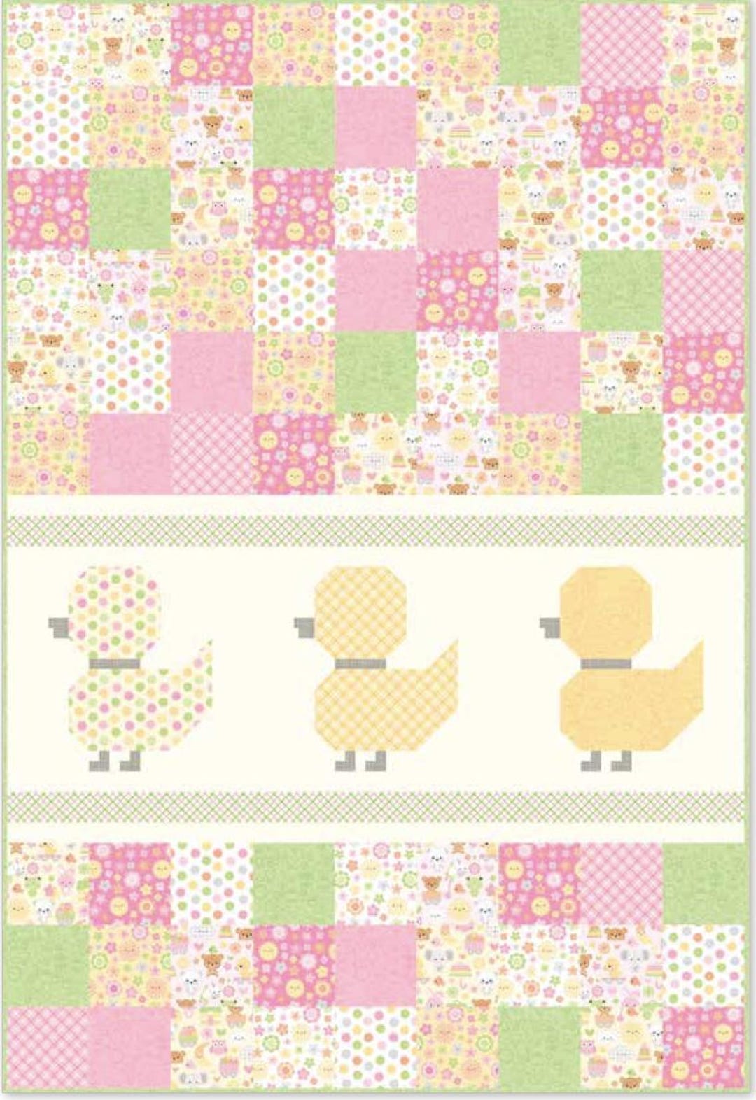Duckling, Duckling, Go, Quilt Kit, Girl Quilt Kit, Baby Quilt Kit ...