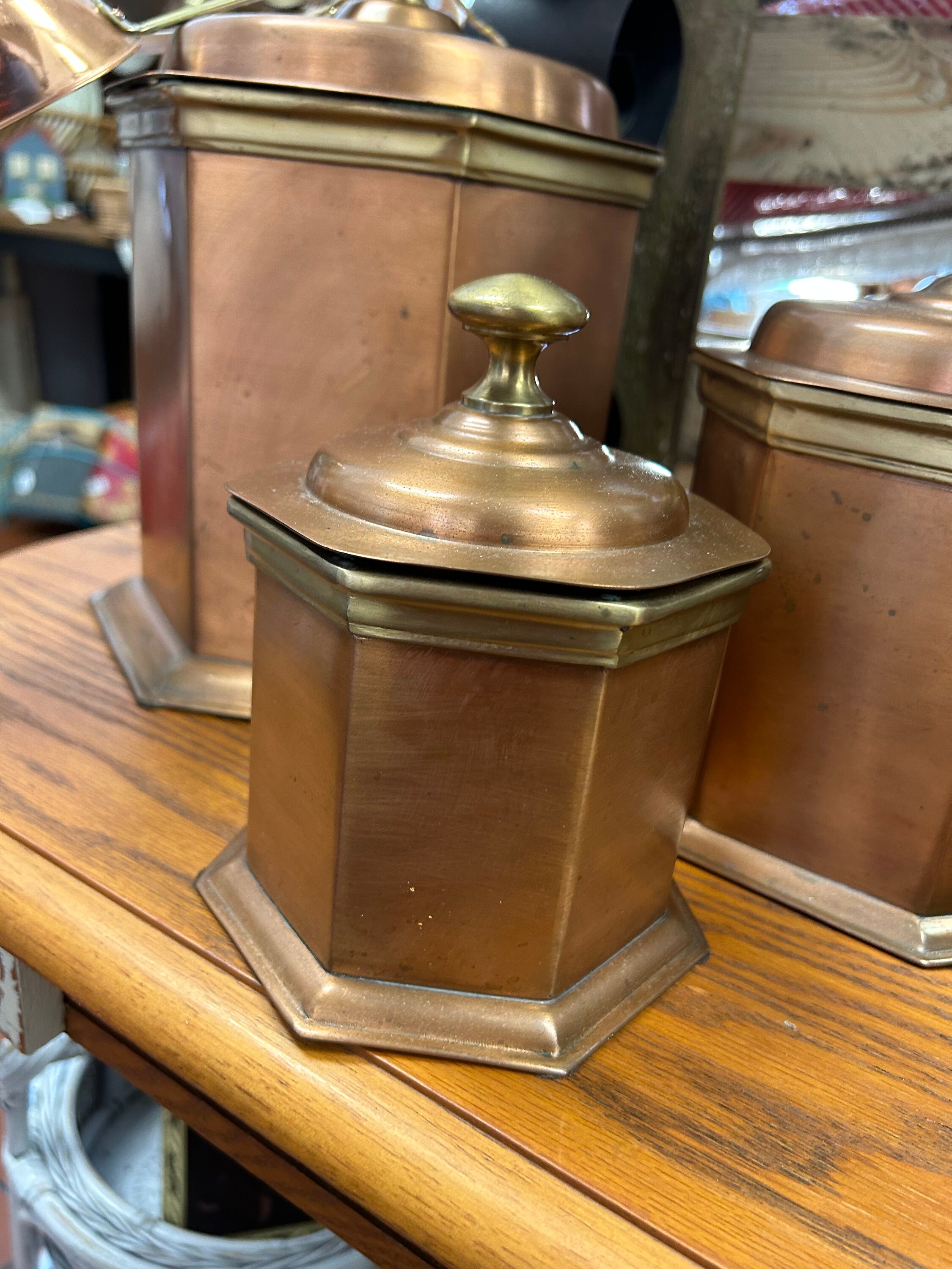 Vintage Copper Jars - Etsy