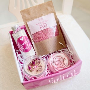 Spa Set/ Bathroom Set/ Wedding Gift/ Home Spa Kit/ Bath Set/ | Etsy