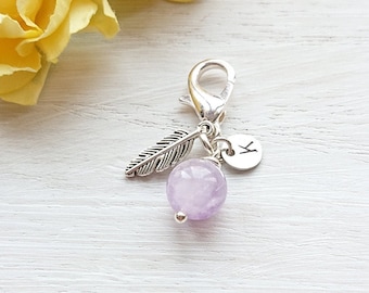 Gemstone Keychain,zodiac Keychain,crystal Key Chain,amethyst Keychain ...