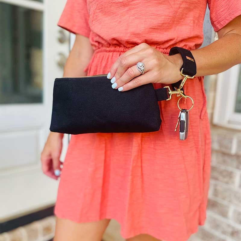 Classic Canvas Wristlet Set - Hot Pink, High Quality Wristlet Gifts ...