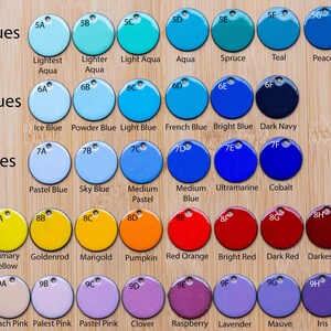 Choose Your Own Custom Colors! Handmade Layered Enamel Earrings - 1/2 ...