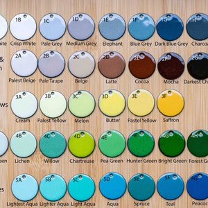 Choose Your Own Custom Colors! Handmade Layered Enamel Earrings - 1/2 ...