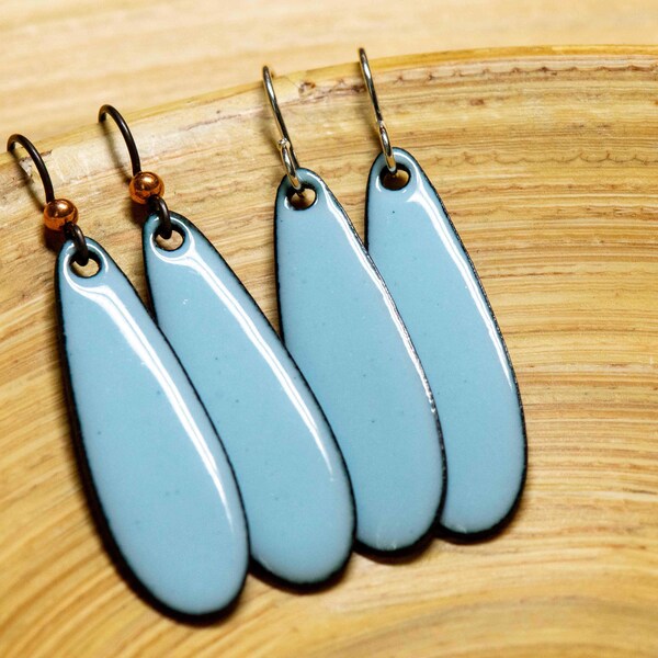 Ice Blue Earrings - Etsy