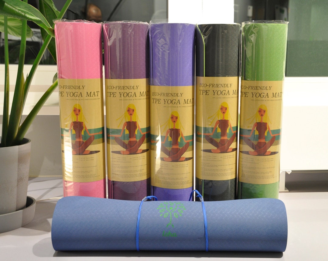 Isha the Environmentally Friendly Yoga Mat With Carrying Strap: Non ...