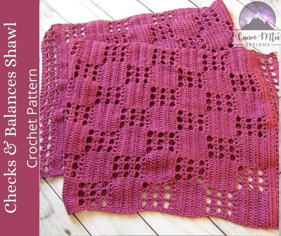 Crochet Shawl Pattern Lacy Shawl Filet Shawl Pattern Rectangle Shawl ...