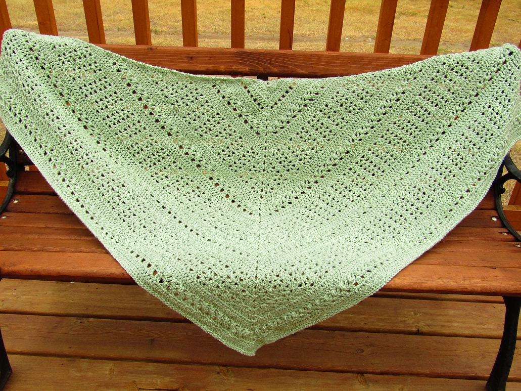 Crochet Shawl Pattern Textured Triangle Shawl Pattern Lacy - Etsy