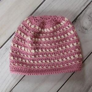 Crochet Beanie Pattern Crochet Spring Hat Pattern Crochet Textured ...