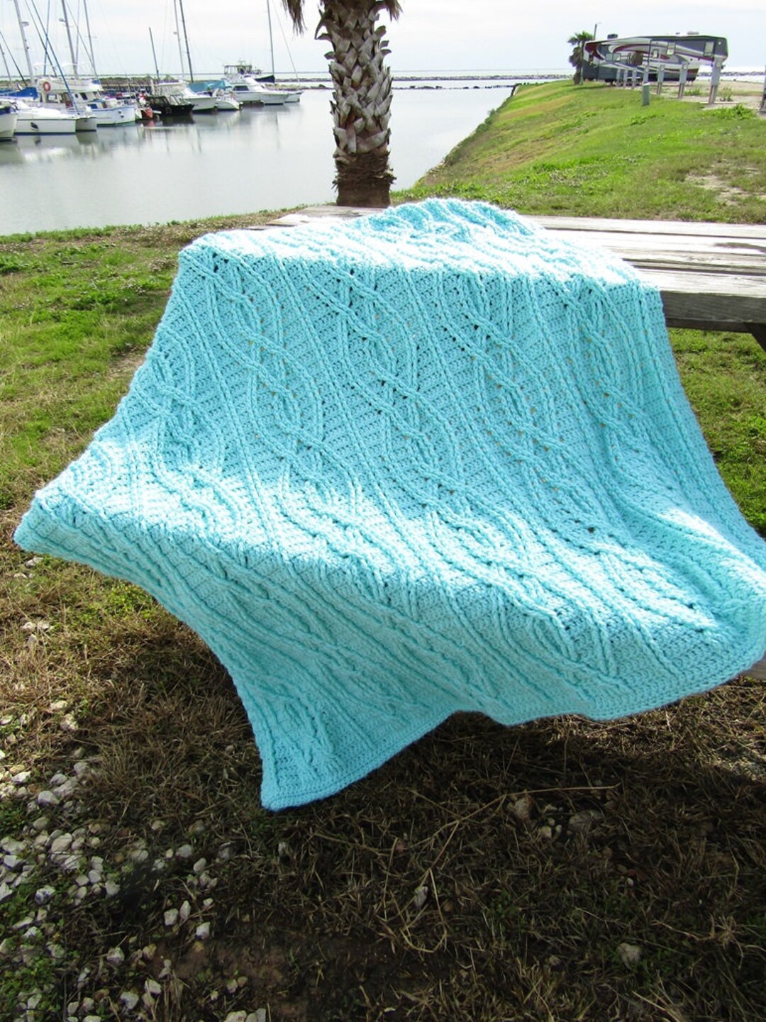 Crochet Cable Baby Blanket Pattern - Crochet Baby Blanket Pattern ...
