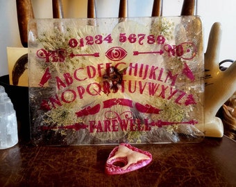 Ocean Blue and Gold Handmade Talking Spirit Board W/ - Etsy