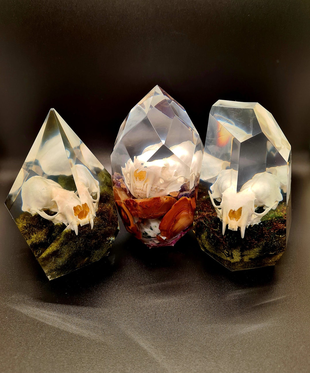 Resin Skull Crystal Forms - Etsy