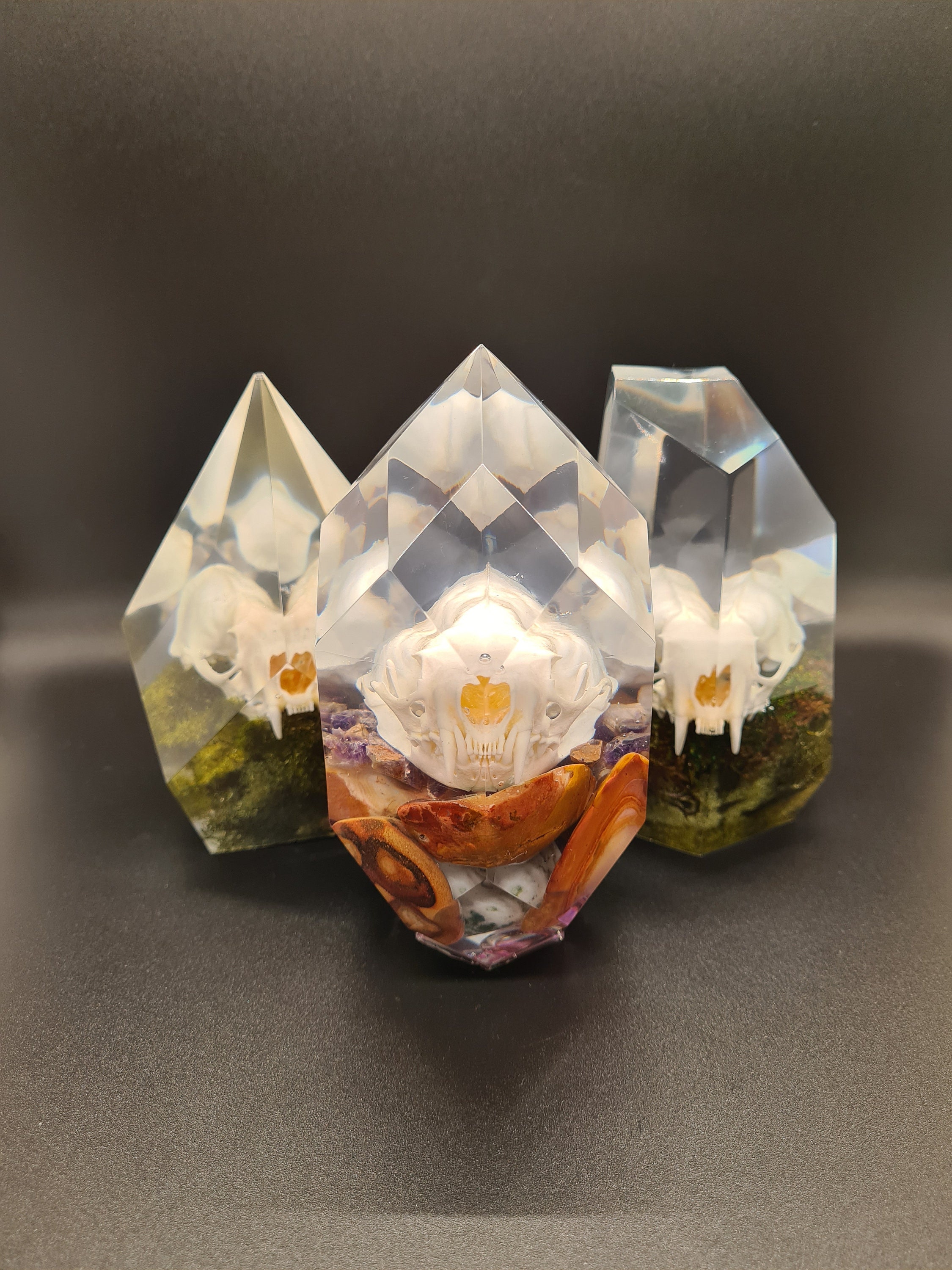 Resin Skull Crystal Forms - Etsy