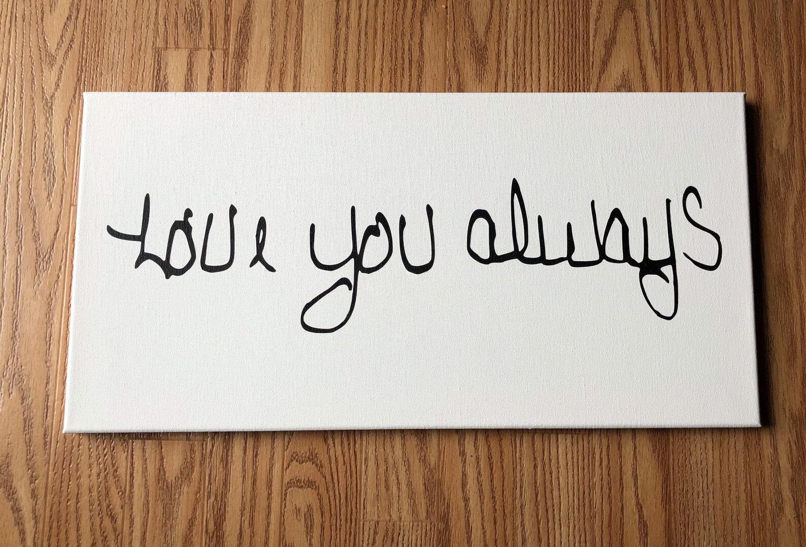 ACTUAL Handwriting Canvas Handwritten Sign Custom - Etsy