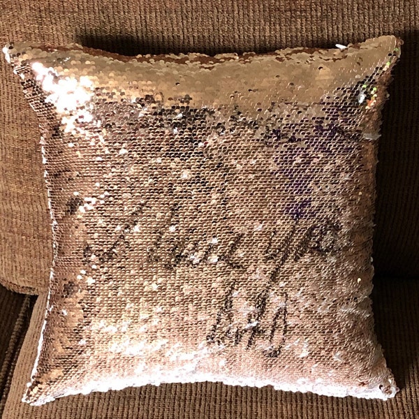 Sequin Pillow - Etsy