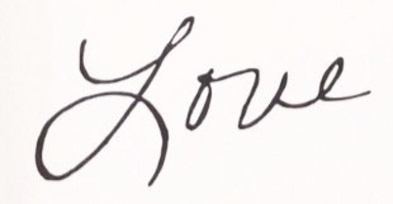 Handwritten Sign ACTUAL Handwriting Sign Custom Handwriting | Etsy