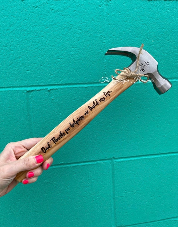 Custom Engraved Fathers Day Hammer: Fathers Day Gift Dad - Etsy