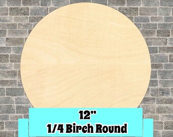Birch Wood Circle Rounds: Wooden Circle Blanks Door Hanger | Etsy