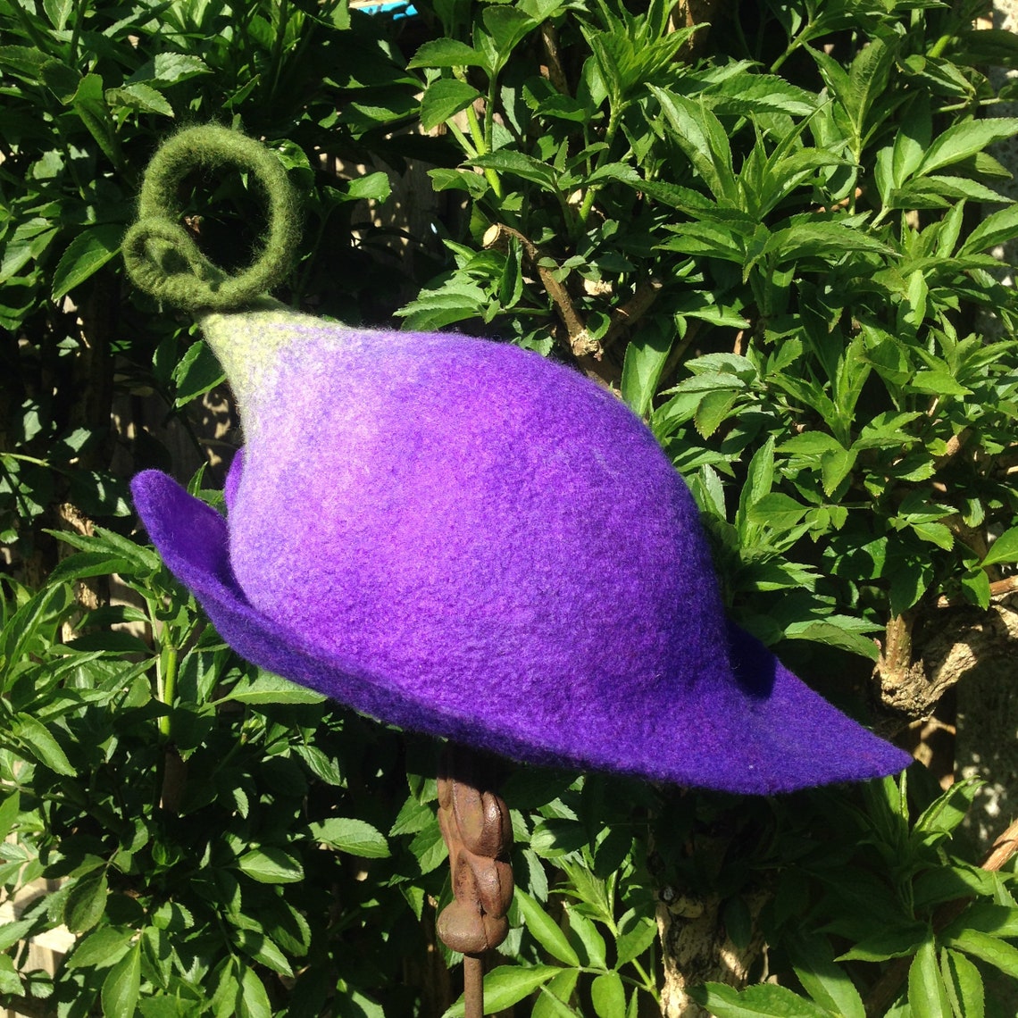 Calla Lily Fairy Hat, Hand Felted MADE TO ORDER - Etsy