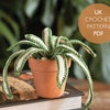 Spider Plant US Crochet Pattern | Amigurumi Houseplant | Chlorophytum ...
