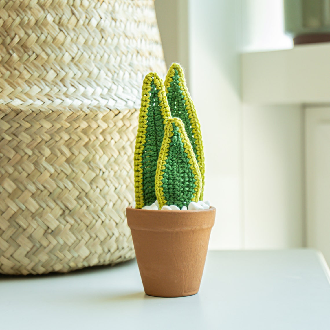 Snake Plant Crochet Pattern Amigurumi Houseplant | Etsy