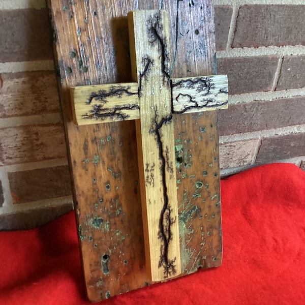Wood Burned Cross - Etsy