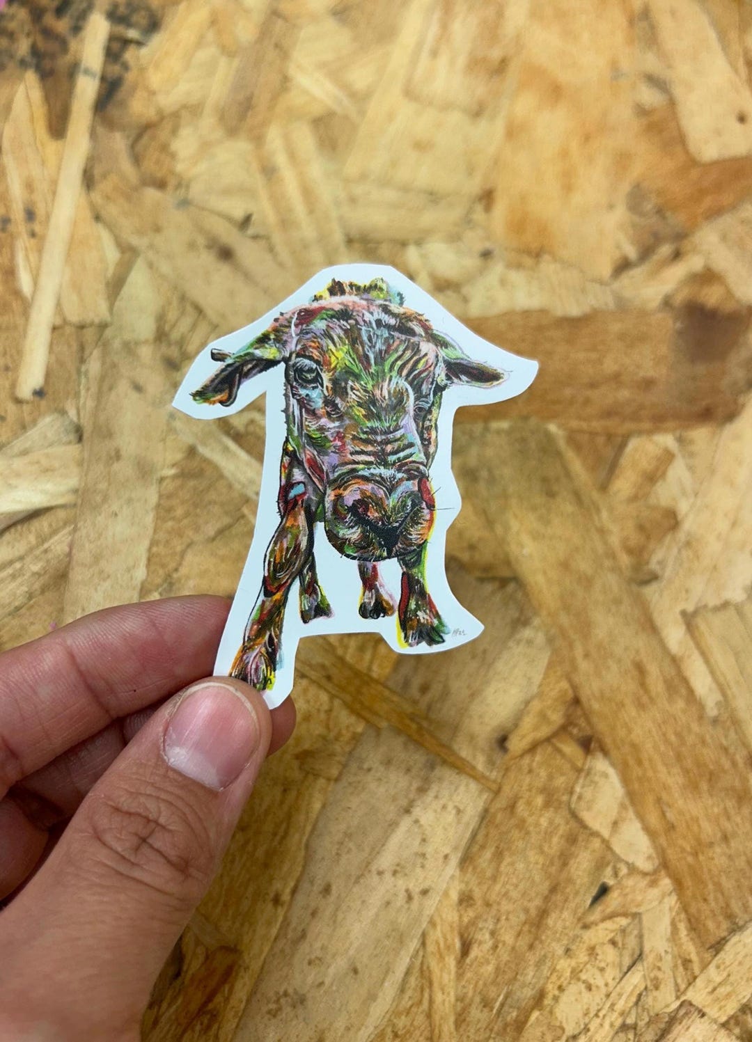 Sheep Vinyl Sticker, Sheep, Farm, Farm Sticker, Journaling, Wildlife ...