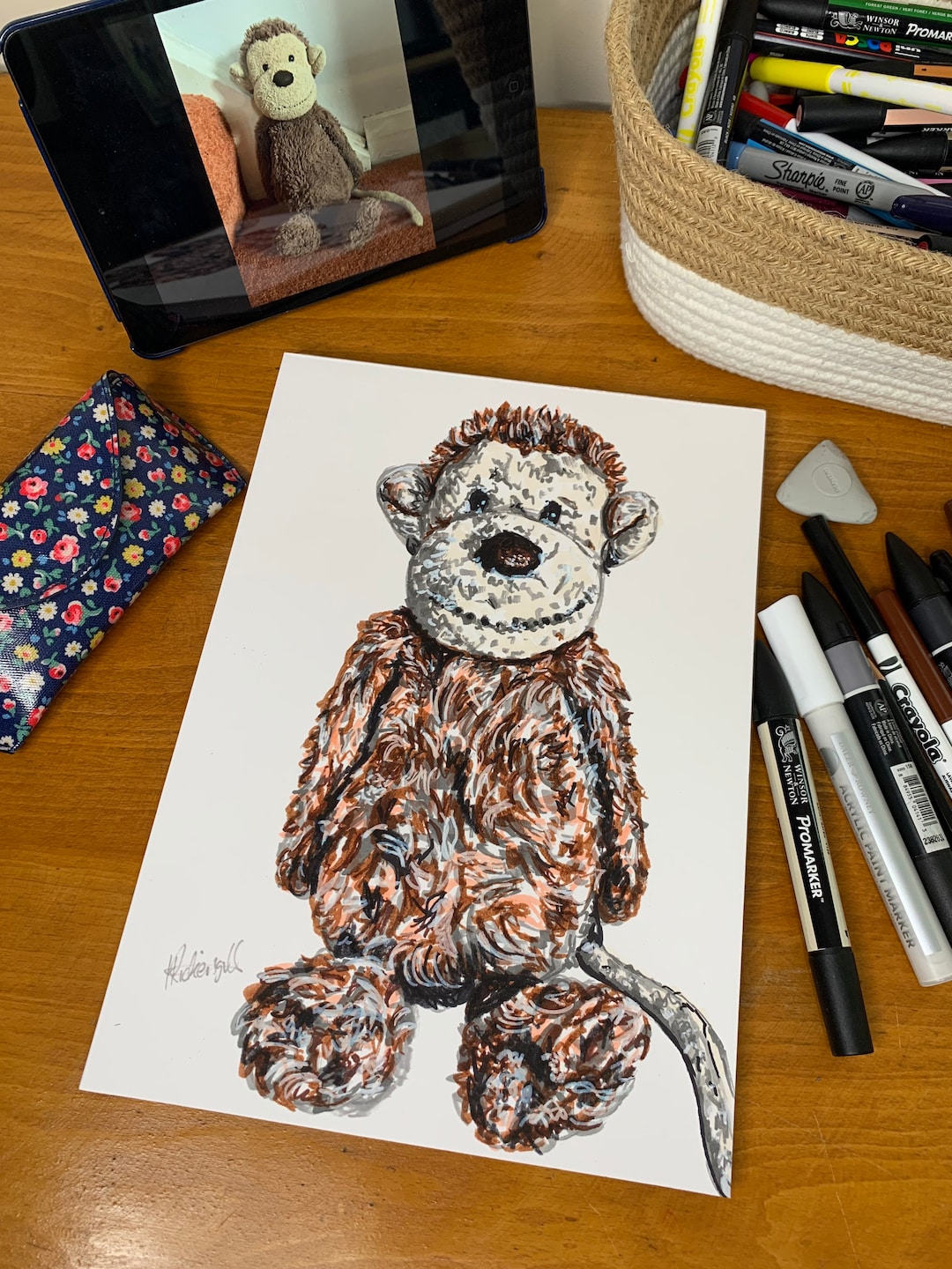 Personalised Favourite Toy Picture, Hand Drawn Keepsake, Toy ...