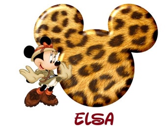 Minnie mouse cheetah | Etsy